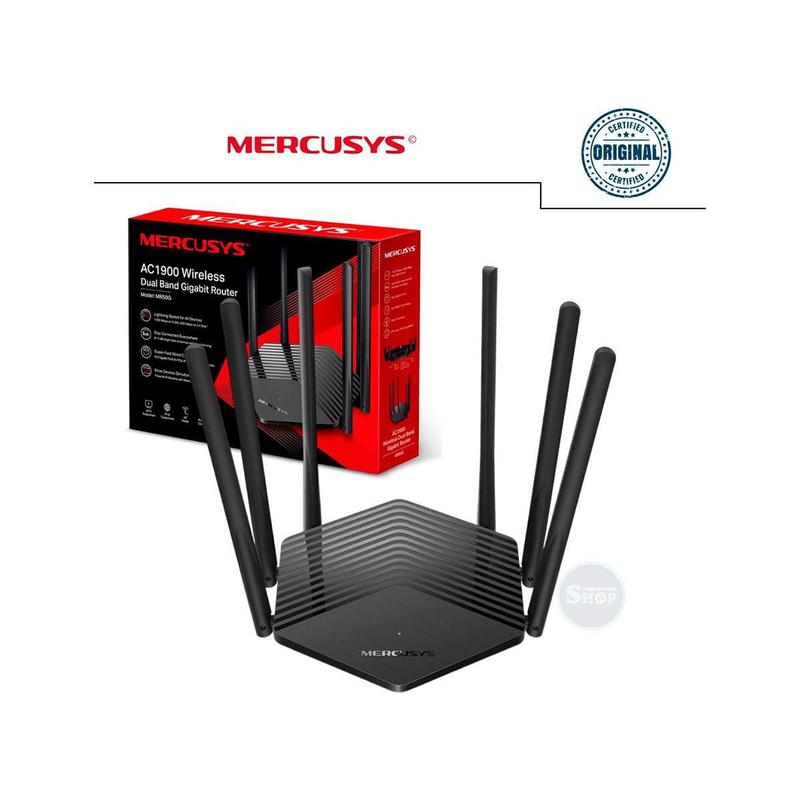 Roteador Mercusys Mr50G Ac1900 Gigabit 6 Antenas Dualband - Tp-link ...