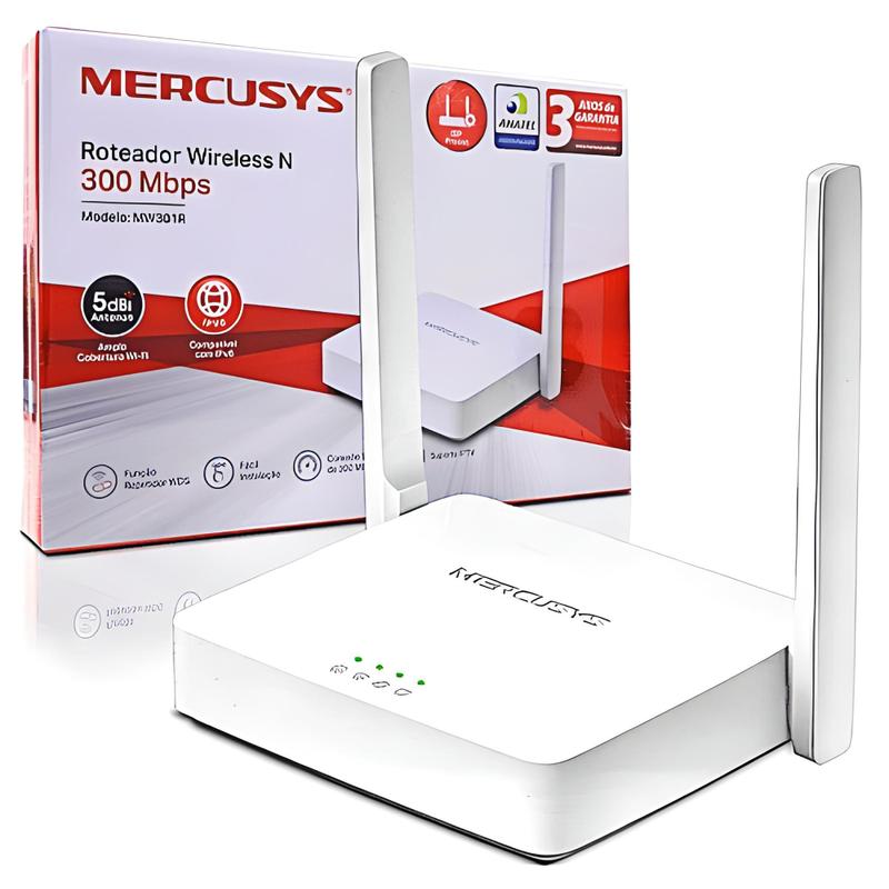 Roteador Mercusys MW301R Branco 220V - Roteador - Magazine Luiza