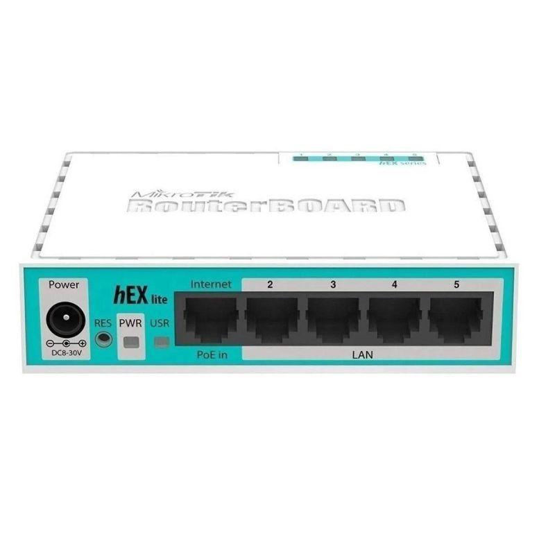 Roteador mikrotik rb750 r2 hex lite 850mhz 64mb l4 - Roteador ...