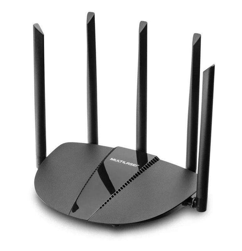 Roteador Multilaser Gigabit AC1200 High Power - RE017 - Equipamento de ...