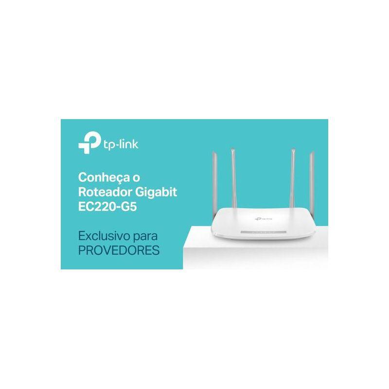 Roteador Tp Link Ec220 G5 Gigabit Dual Band Ac1200 - Tp-Link - Roteador - Magazine Luiza