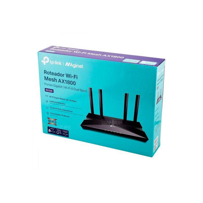 Roteador Tp Link Ex220 Ax1800 Br Dual Band Wifi6 - Tp-Link - Roteador ...