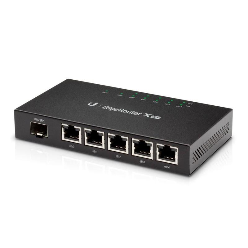 Roteador Ubiquiti Edge Router X - PoE - 5 Portas Gigabit + 1 Porta SFP ...