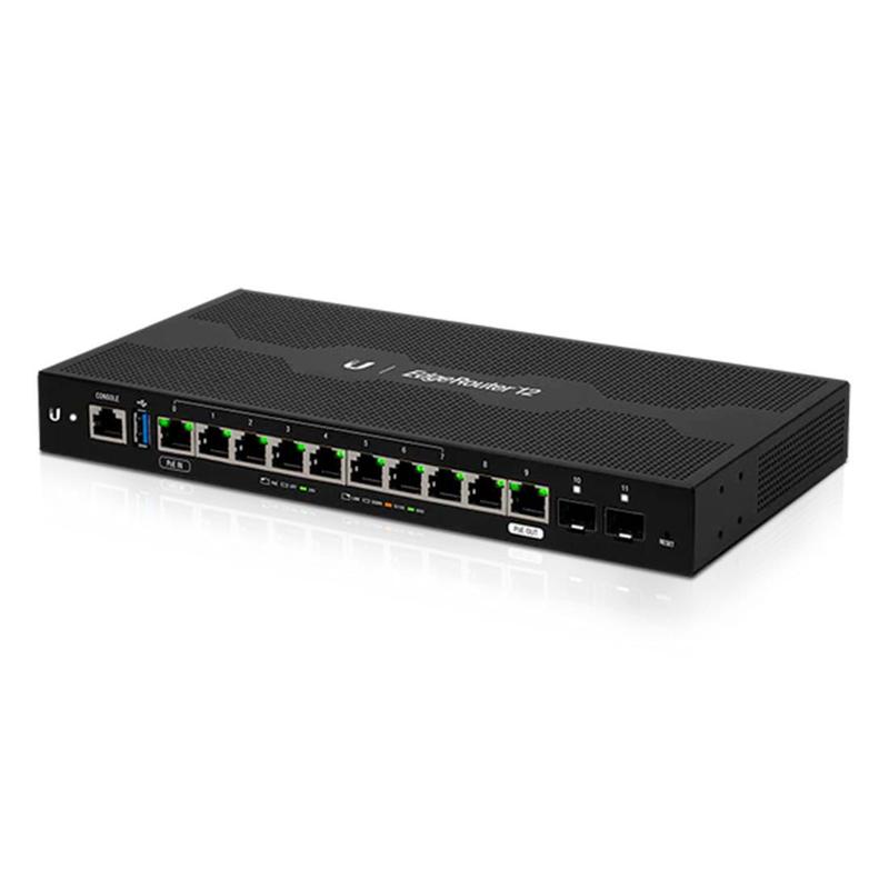 Roteador Ubiquiti EdgeRouter 10P + 2SFP - ER-12 I - Roteador - Magazine ...