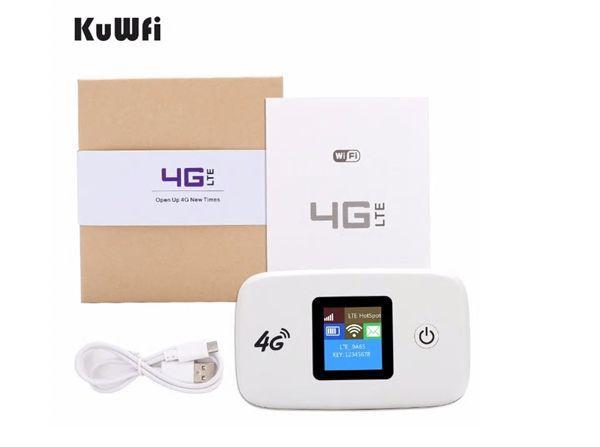 Roteador WiFi 4G Portátil com Bateria Interna Desbloqueado - KuWifi ...