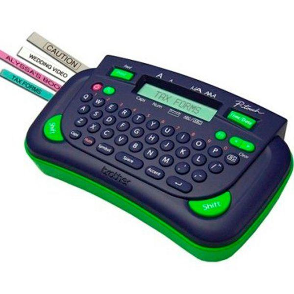 Rotulador Eletrônico P-Touch PT80 Azul M-Tape - Brother - Etiquetadora ...