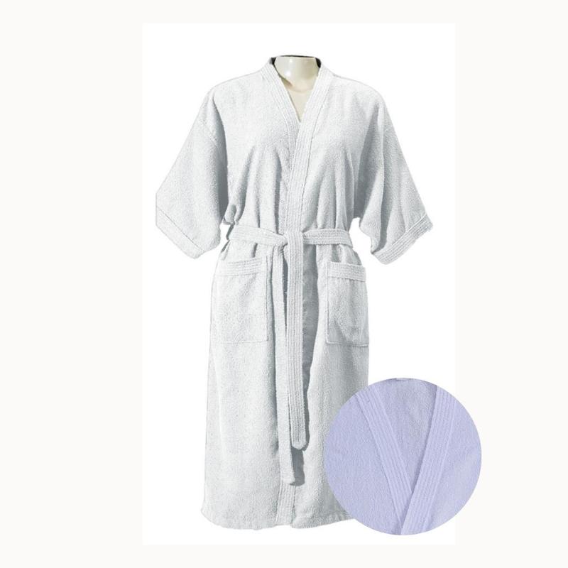 Roupão De Banho Feminino Adulto Atoalhado Curto Unissex - Pri Enxovais ...