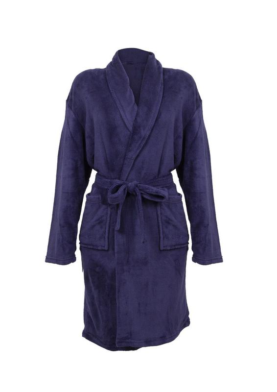 Roupão de Inverno Feminino Microfibra Manga Longa + cinto - Stuf ...