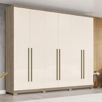 Roupeiro Henn Jade 6 Pts 3 Gvs - De210-106 - PC / 5 - Guarda-Roupa / Roupeiro - Magazine Luiza