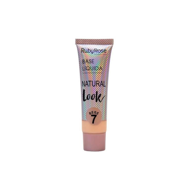 Ruby Rose Look Base Liquida Natural Bege 7 29 Ml - Base Facial ...