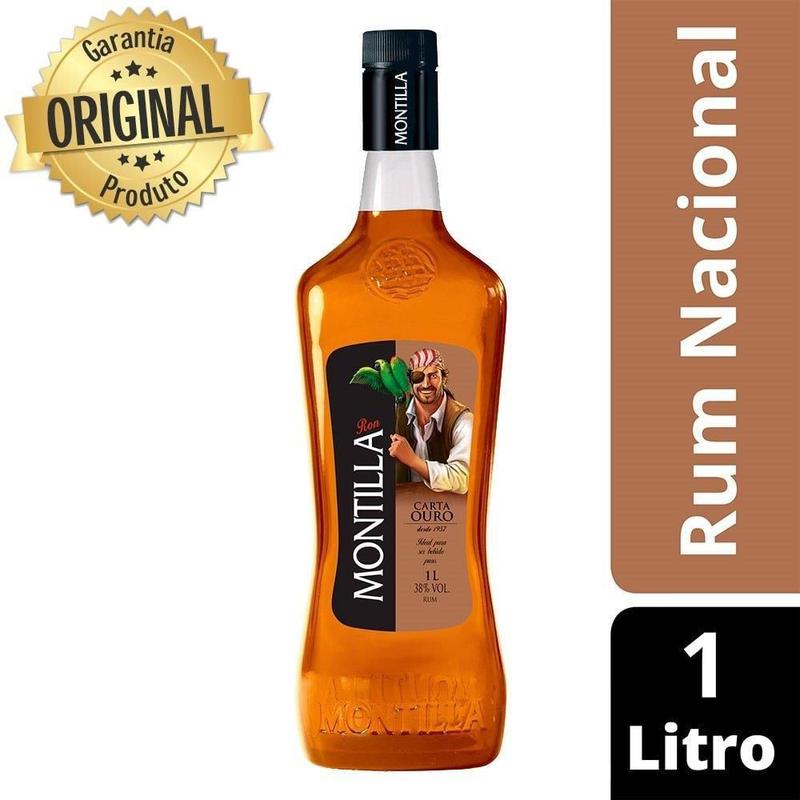 Rum Montilla Carta Ouro 1 Litro - Rum - Magazine Luiza