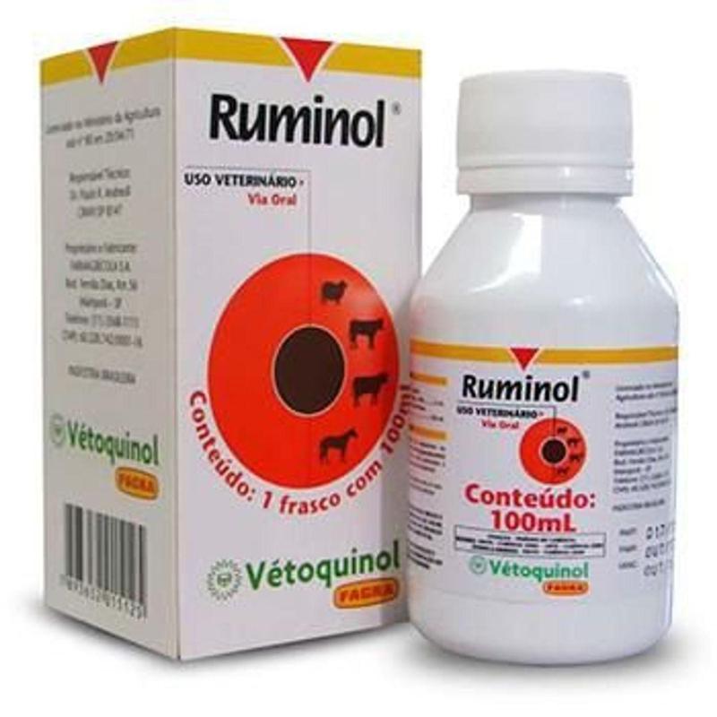 Ruminol 100ml - Vetoquinol - Farmácia Pet - Magazine Luiza