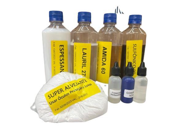 Sabão coco kit para fazer 25 litros completo ( acompanha o modo de ...