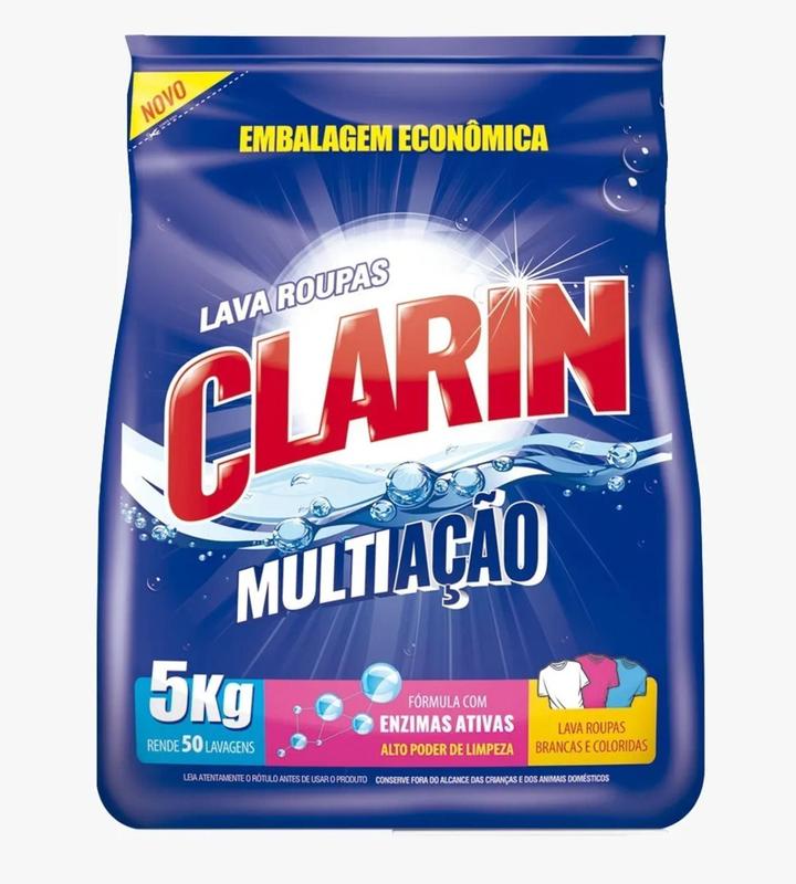 sabão em pó 5 kg fragrância marcante multiação atacado - CLARIN - Sabão ...