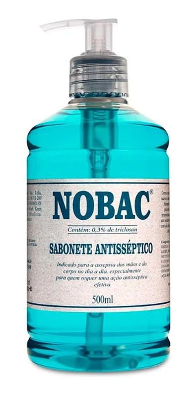 Sabonete Antisséptico Nobac Triclosan 500ml - Cpap Máscara - Naturelle ...