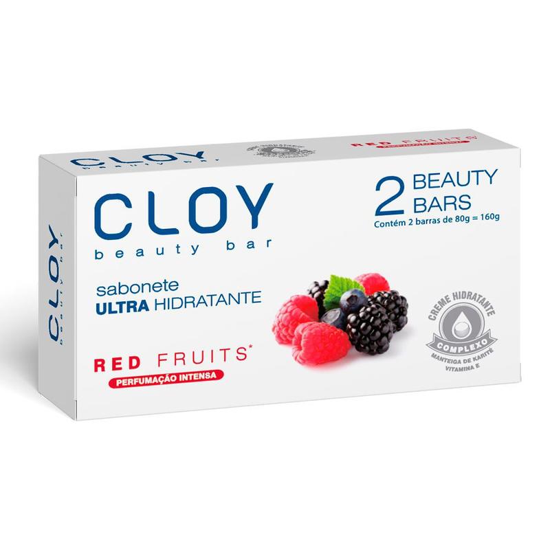Sabonete Cloy Beauty Ultra Hidratante Red Fruits 80g 2 Und - Sabonete ...