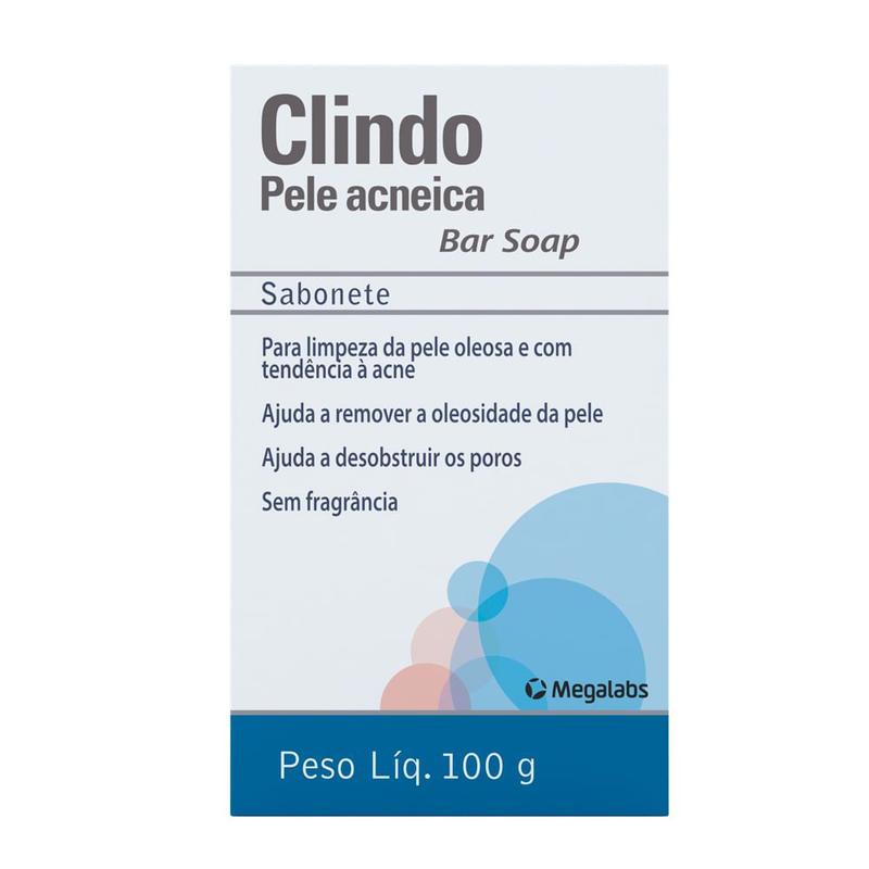 Sabonete em Barra Clindo Pele Acneica Bar Soap 100g - Sabonete ...