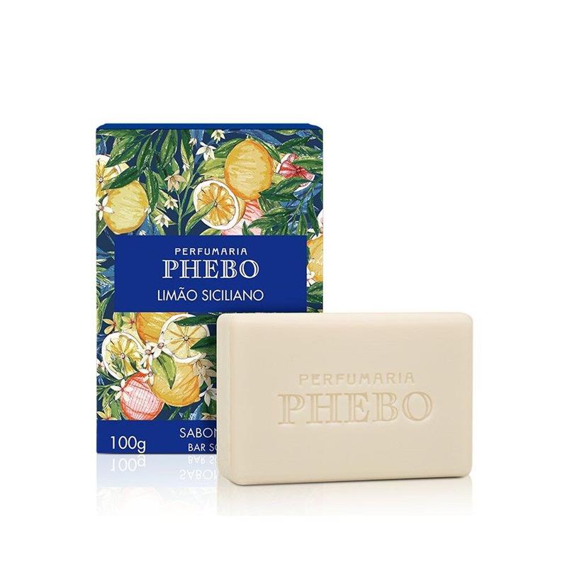 Sabonete em Barra Phebo Limão Siciliano Bar Soap 100g - Sabonete ...