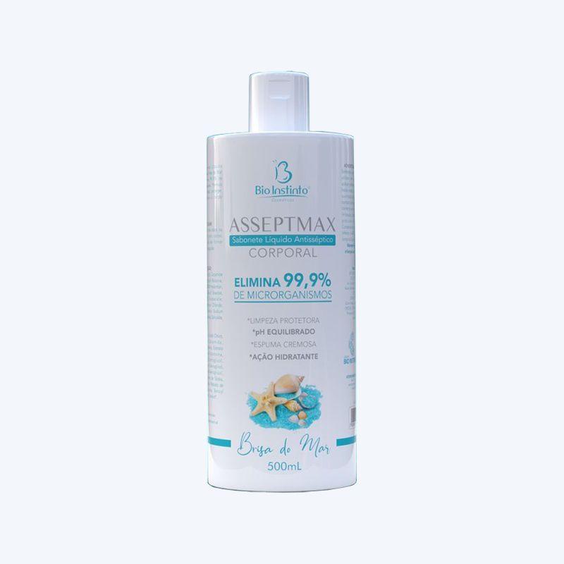 Sabonete Liquido Corporal Antisséptico ASSEPTMAX Brisa do Mar 250ml Bio ...
