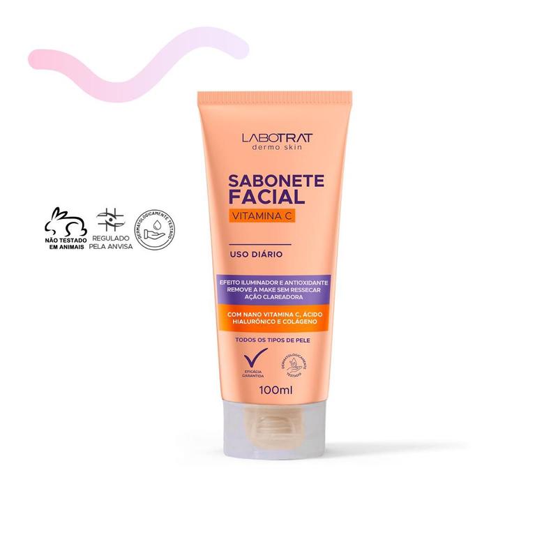 Sabonete Liquido Facial Vitamina C - Remove maquiagem - LABROTAT ...