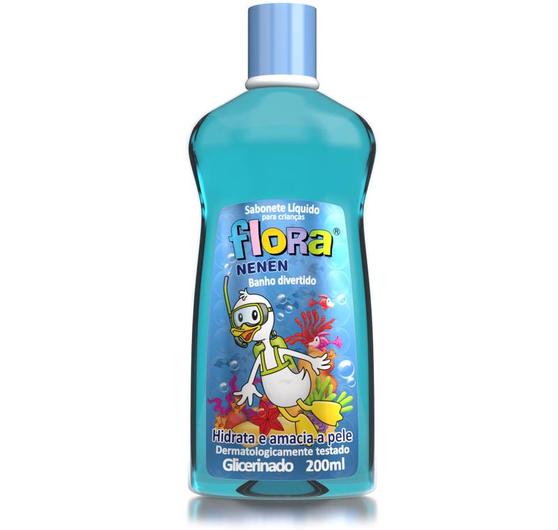 Sabonete Liquido Glicerinado Flora Nenen 200ml - Sabonete Infantil ...