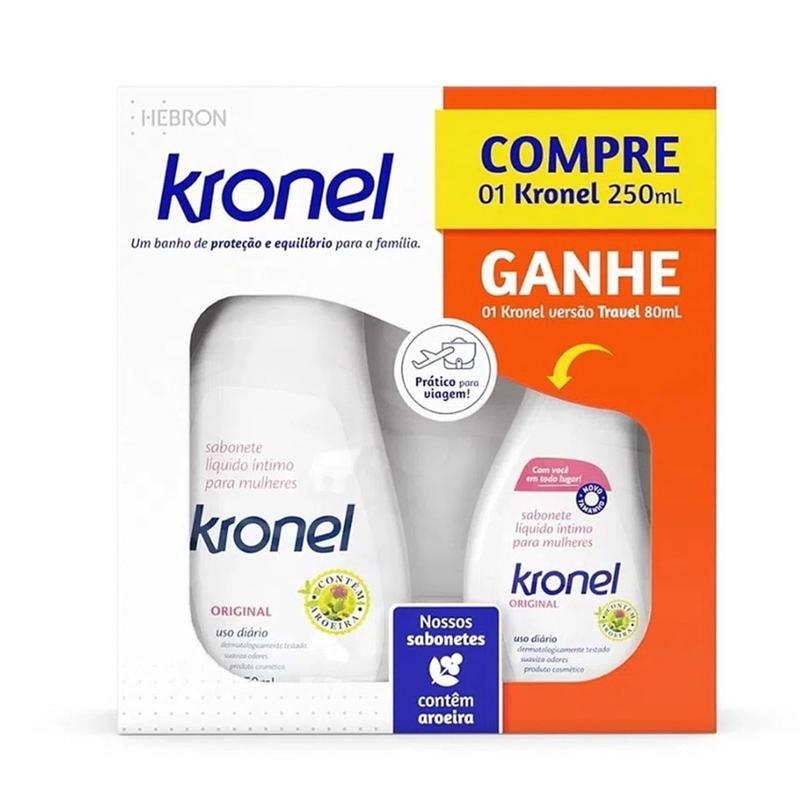 Sabonete Líquido Kronel 250ml+Sabonete Líquido Kronel 80ml - Sabonete ...