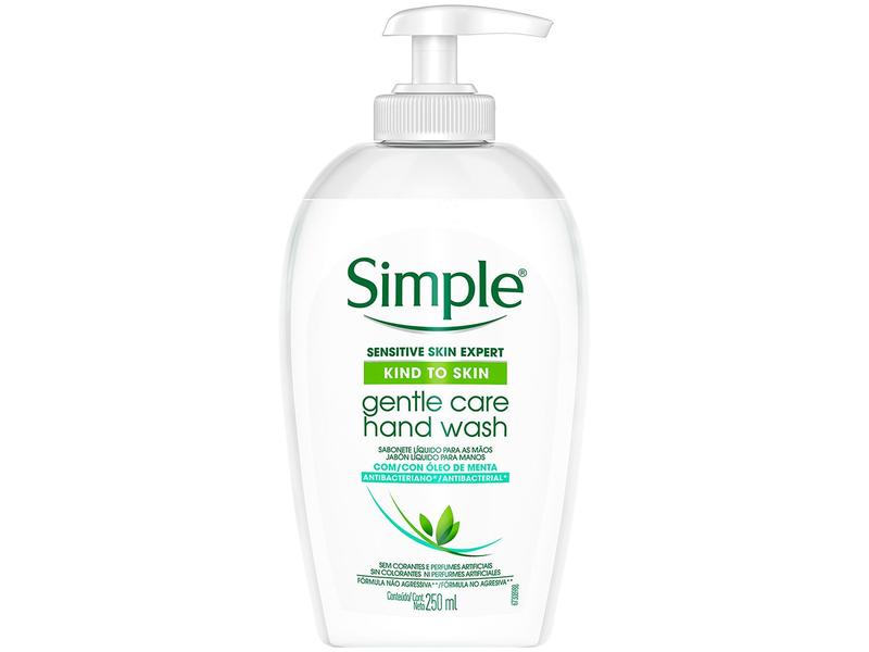 Sabonete Líquido Neutro Simple Kind to Skin - Gentle Care Hand Wash ...