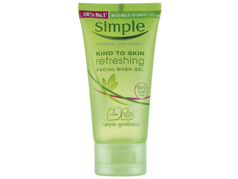 Sabonete Líquido Neutro Simple Kind to Skin - Refreshing Facial Wash ...