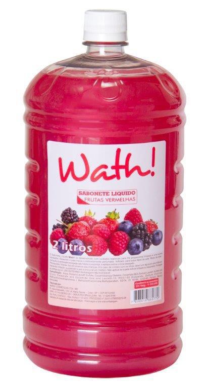 Sabonete liquido wath! 2 litros frutas vermelhas - WATCH - Sabonete ...