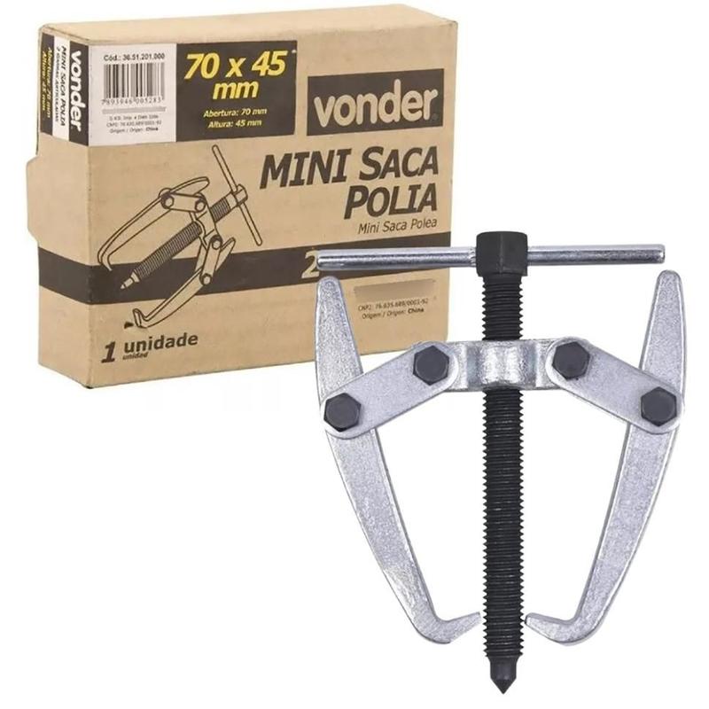 Saca Polia Mini Com 2 Garras Articuladas 70 X 45 Mm Vonder - Saca Polia ...