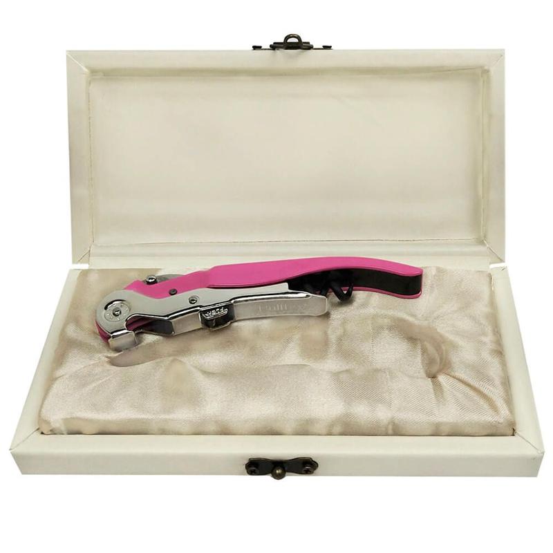 Saca-Rolha Pulltex Clickcut Rosa e Caixa Ecológica White - Saca Rolhas ...