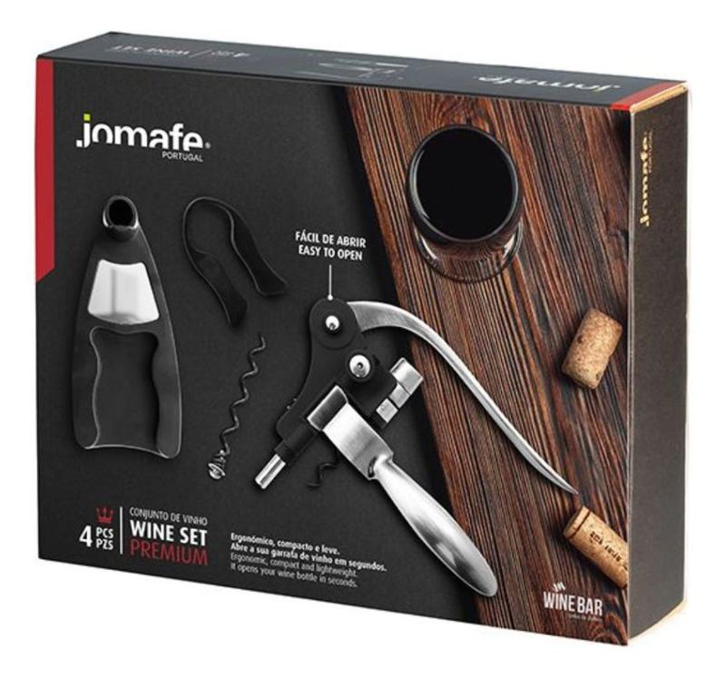 Saca Rolhas Profissional Acessório De Vinho Abridor Cortador - Jomafe ...