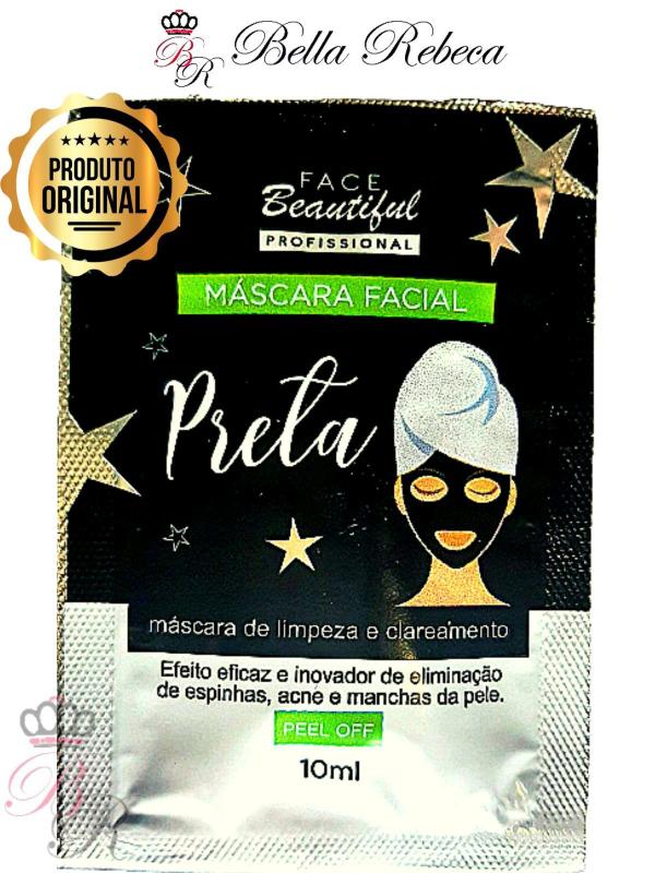 Sachê Mascara Facial Face Beautiful Preta Shincare10ml - Máscara Facial ...