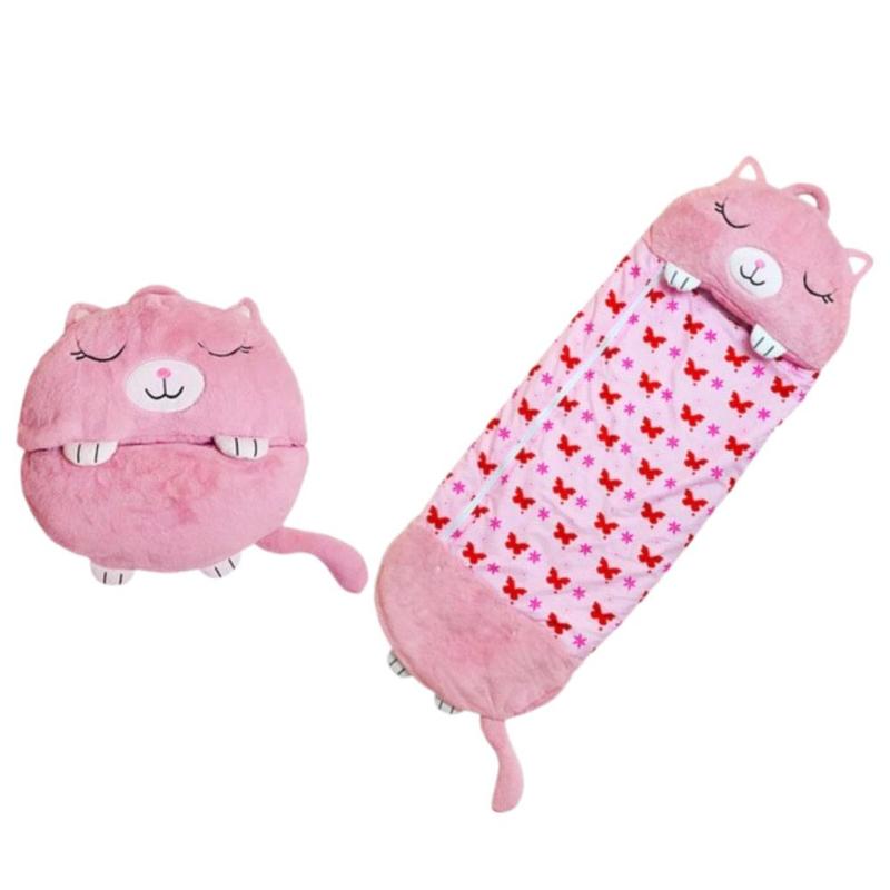 Saco de Dormir Infantil - Gato 135x50cm - Fluffaluff - Saco de Dormir ...