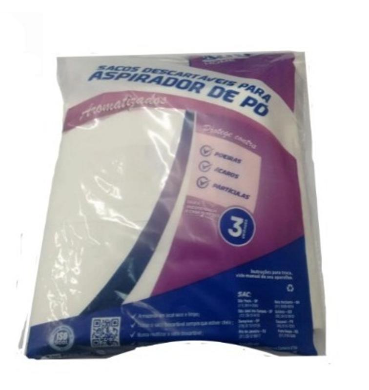 Saco descartável para Aspirador de pó Arno Booly / Kit com 3 unidades ...