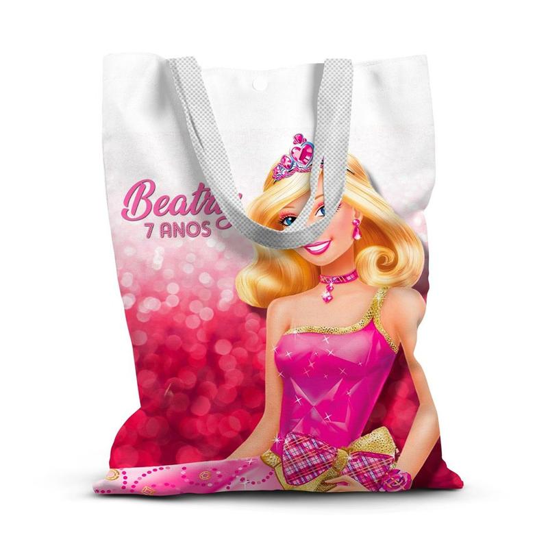 Sacolinha De Tecido Barbie - Alfa Personalizados - Lembrancinhas ...