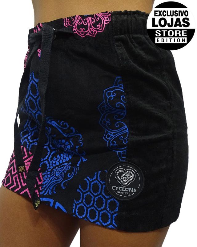 Saia Cyclone Veludo Medieval Dragon Light - Saia Feminina - Magazine Luiza