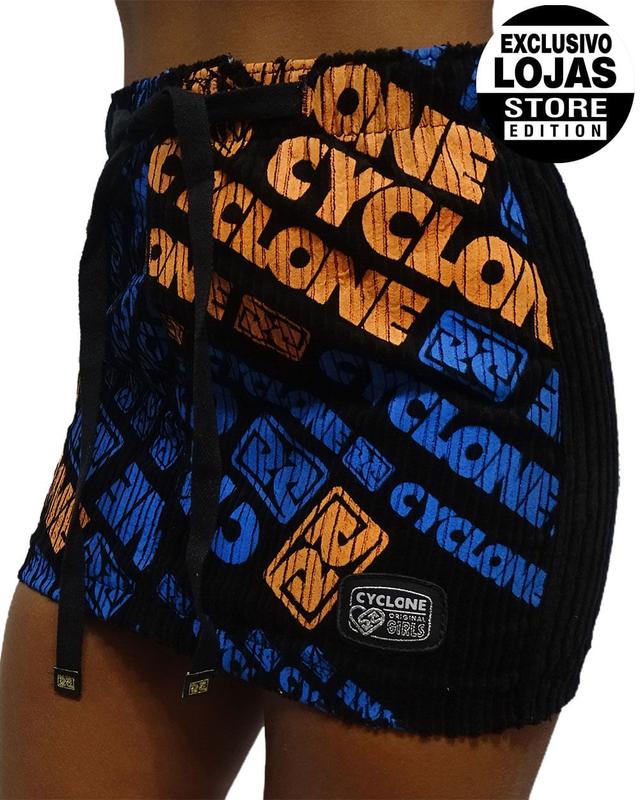 Saia Cyclone Veludo Mega Names Heavy - Saia Feminina - Magazine Luiza