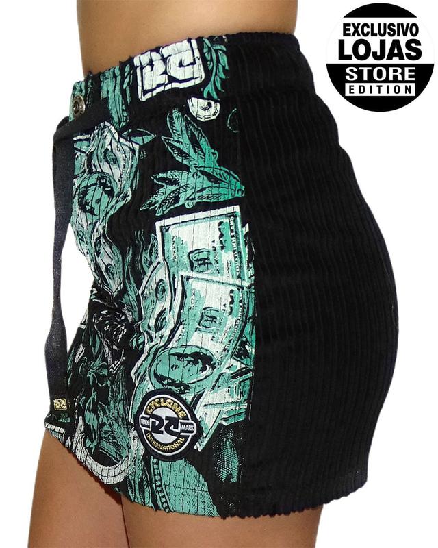 Saia Cyclone Veludo Money Heavy - Saia Feminina - Magazine Luiza