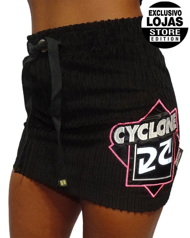 Saia Cyclone Veludo Relax Square Reflective Heavy (Bordado Refletivo ...