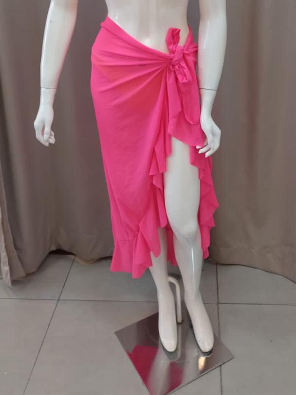 Saia Pareô Saída de Praia Transparente Cores Neon - Traços - Saída de ...