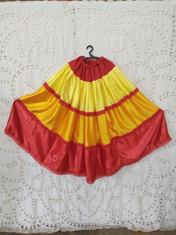 Saia Umbanda Roupa Candomblé cigana luxo - Ateliê Ikaro Diniz - Saia ...