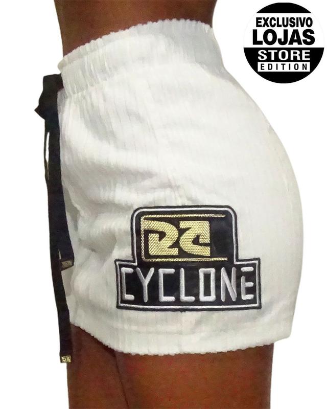 Saia Veludo Logo Gold Texture Heavy - Cyclone - Saia Feminina ...