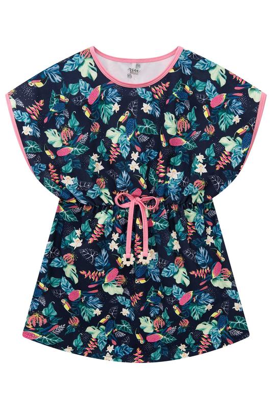 Saída de Praia Infantil em Malha UV DRY com Proteção UV 50 + Estampa ...