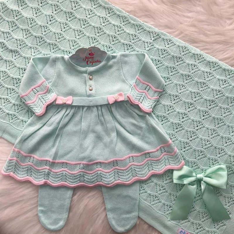 Saída Maternidade Lidiane Bebê Menina Recém Nascido - Mimo da Cegonha ...