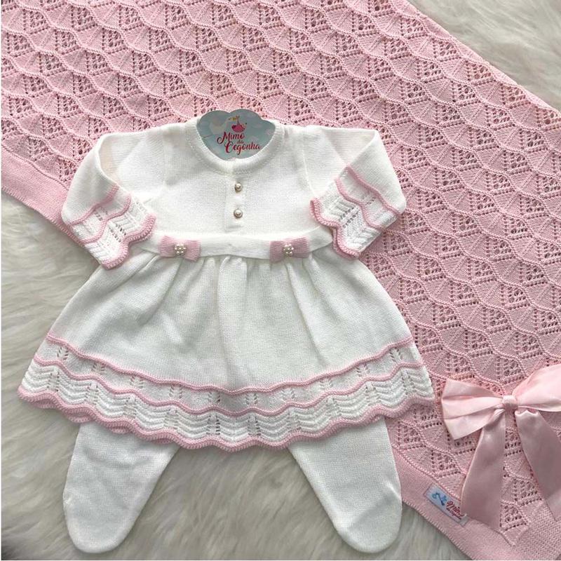 Saída Maternidade Lidiane Bebê Menina Recém Nascido - Mimo da Cegonha ...