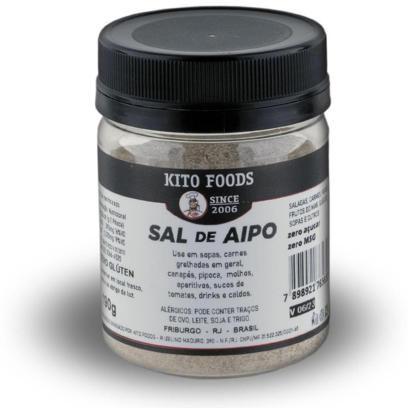 Sal De Aipo 190G - Kito Foods - Sal - Magazine Luiza