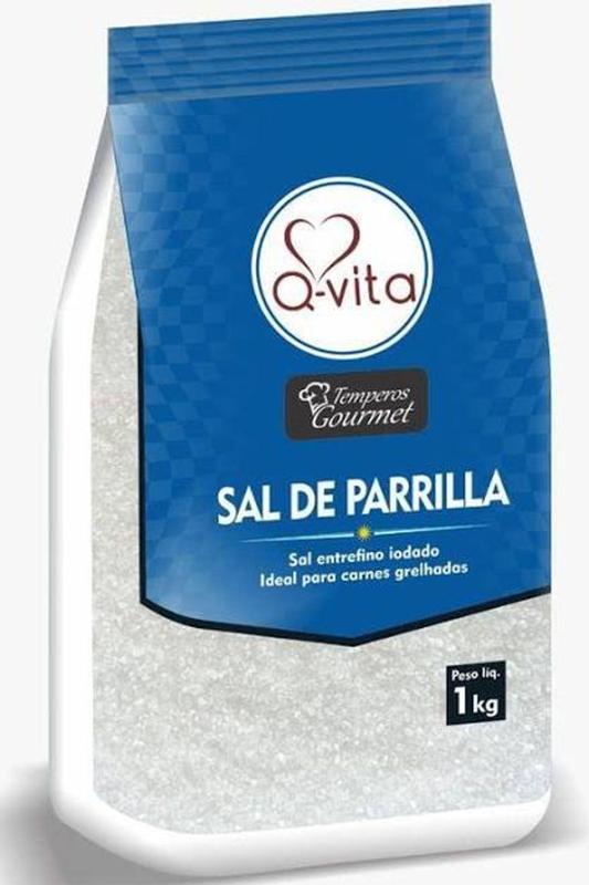 Sal de Parrilha Temperos gourmet - Q-vita - Sal - Magazine Luiza