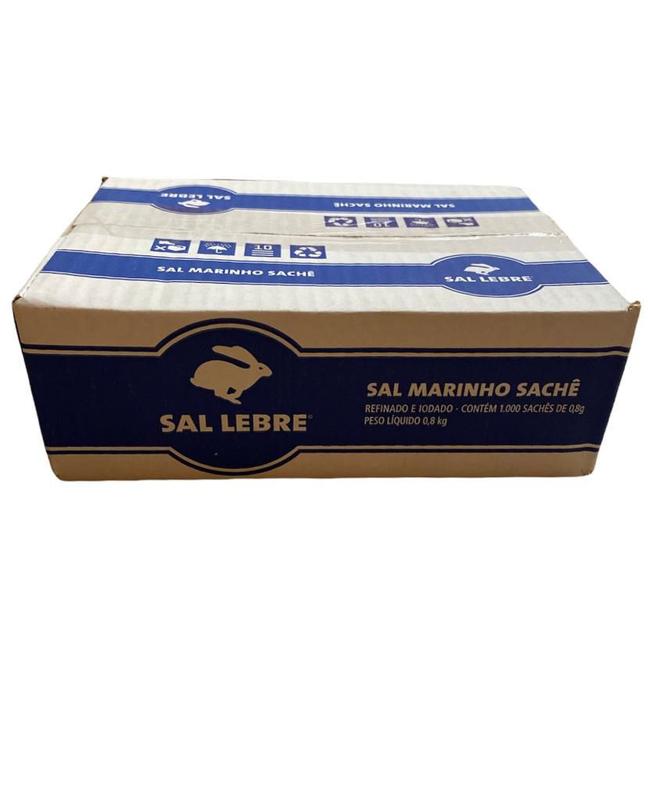 Sal marinho sachê 0,8grs Lebre c/1000 un - Sal - Magazine Luiza