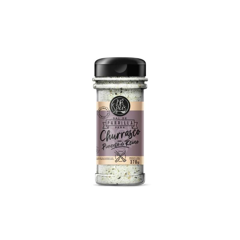Sal Parrilla BR Spices com Pimenta do Reino 370g - Sal - Magazine Luiza